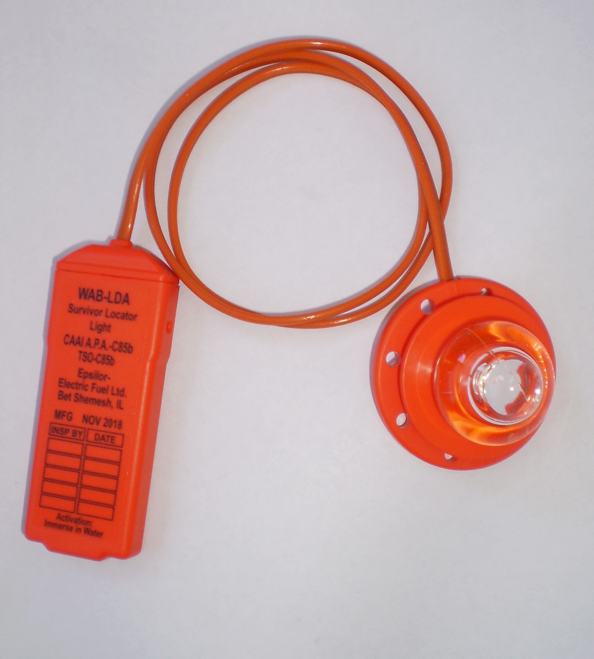Electric Fuel WAB-LDA Survival Light offers superior performance.